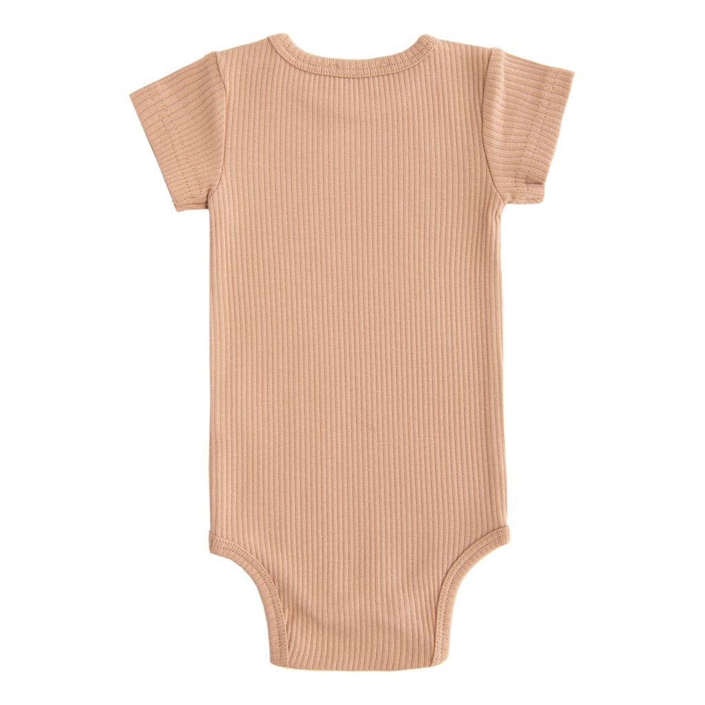 Orange Short Sleeved Modal Bodysuit - kids atelier